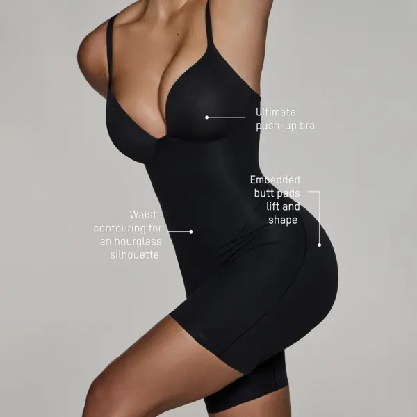 Skims Ultimate Body Push Up Butt Enhancing Padded Mid Thigh