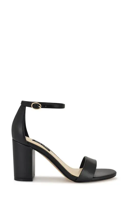 Nine West Ankle Strap Sandal - Black