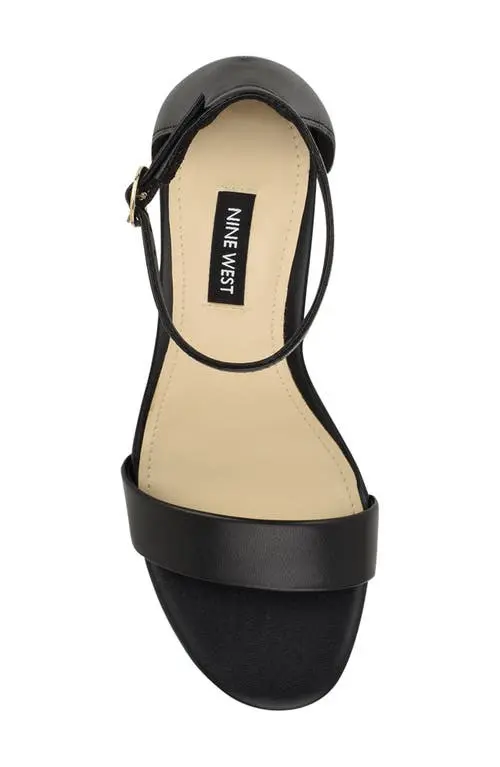 Nine West Ankle Strap Sandal - Black