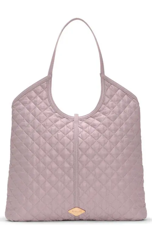 Mz Wallace Large Astor Quilted Hobo Bag - Quail
