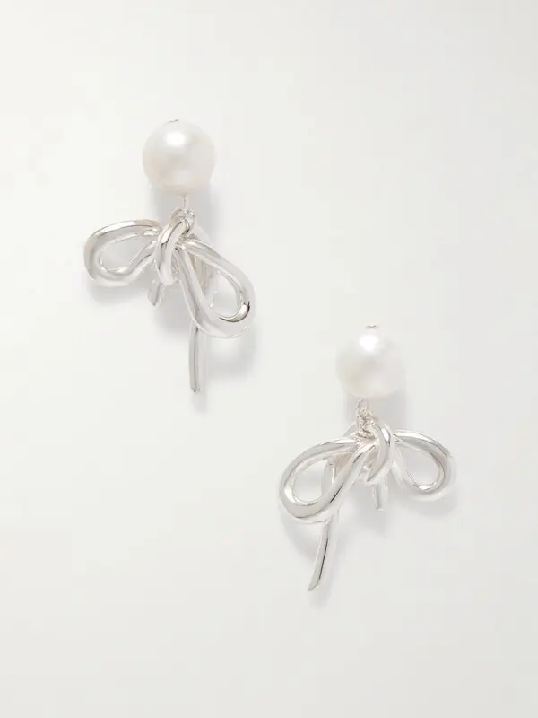 Completedworks Once In A Blue Moon Pearl Earrings - Silver