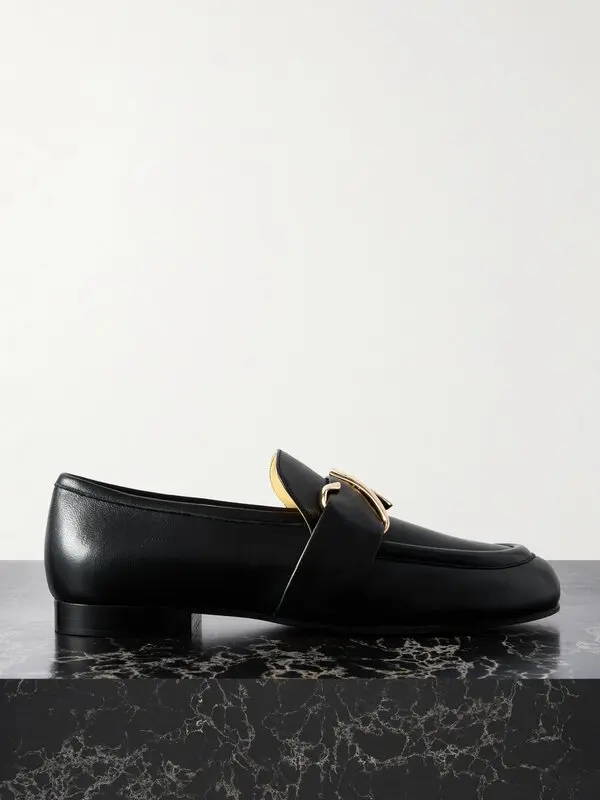 Proenza Schouler Monogram Leather Loafers
