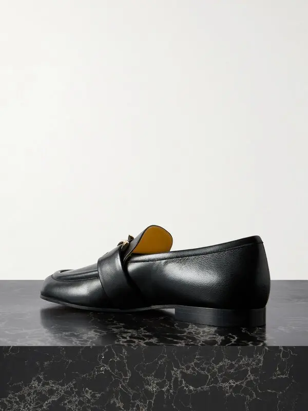 Proenza Schouler Monogram Leather Loafers