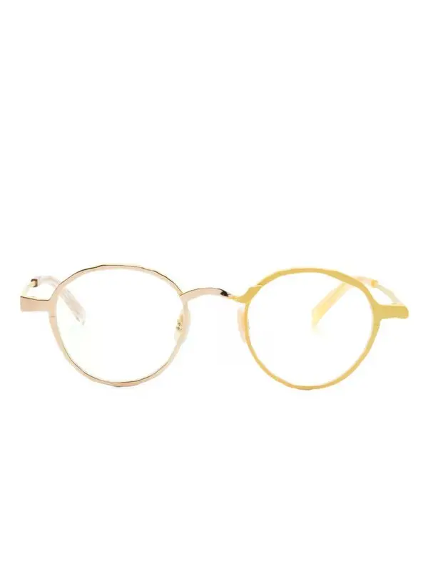 MASAHIROMARUYAMA Round-frame Glasses - Gold