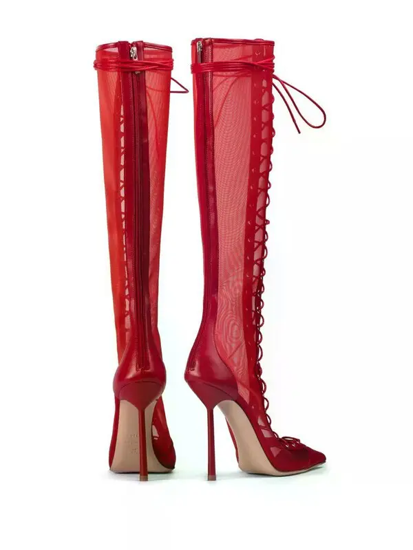 LE SILLA 120mm Colette Boots - Red