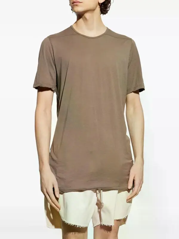 Rick Owens Stitch Detailing T-shirt - Brown