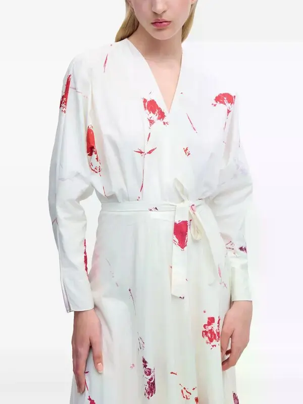 Alejandra Alonso Rojas Cotton Wrap Dress