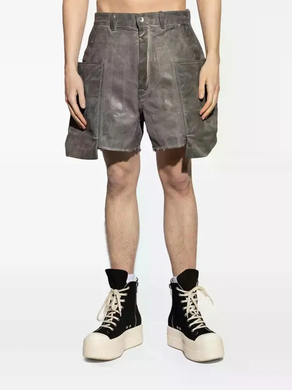 Rick Owens Distressed Shorts
