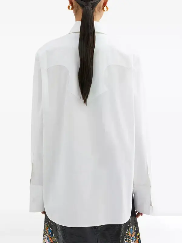 JIL SANDER Tie-detailed Shirt - White