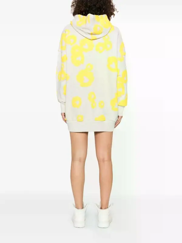 AUTRY Flowers Hoodie Mini Dress