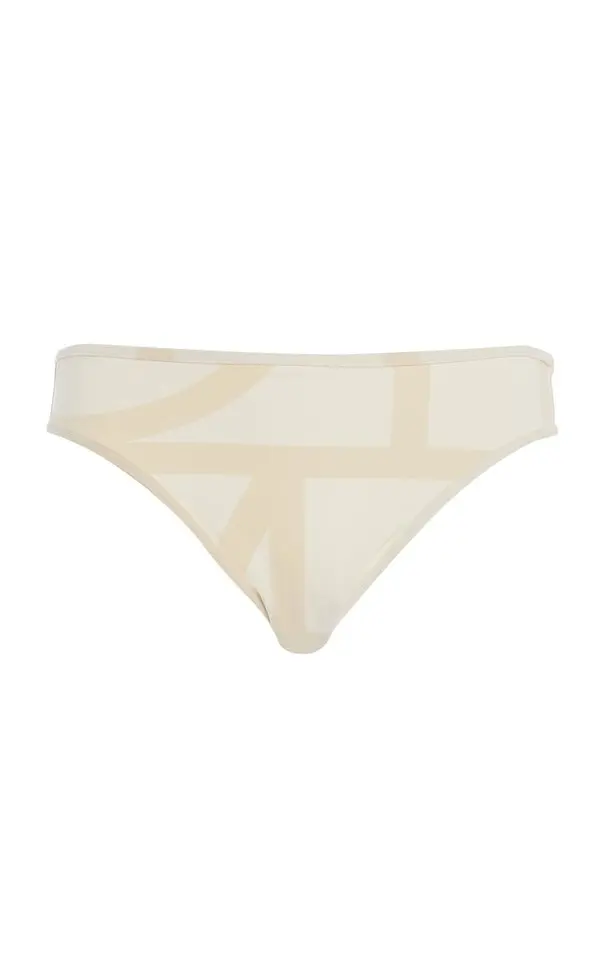 TOTEME Monogram Bikini Bottom - Ivory