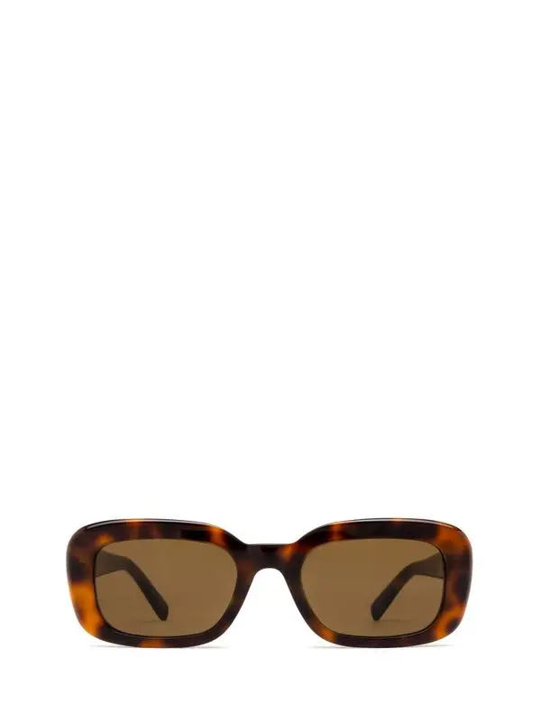 Saint Laurent Rectangle Sunglasses - Brown