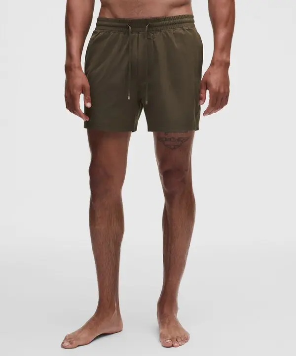 Lululemon Swim Short 5 - Olive Brown