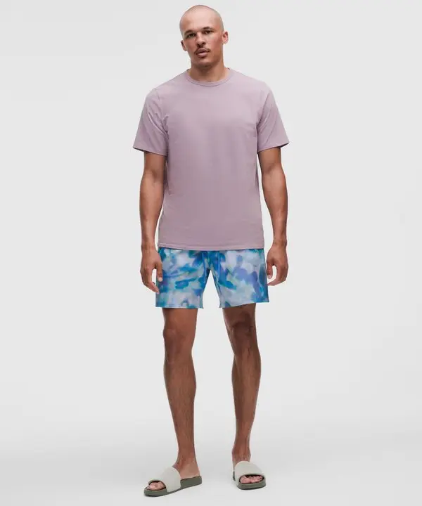 Lululemon Swim Short 7 - Floral Glow Blue Multi