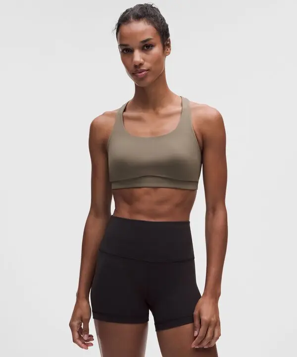Lululemon Energy Bra Medium Support, B-d Cups - Cypress Forest