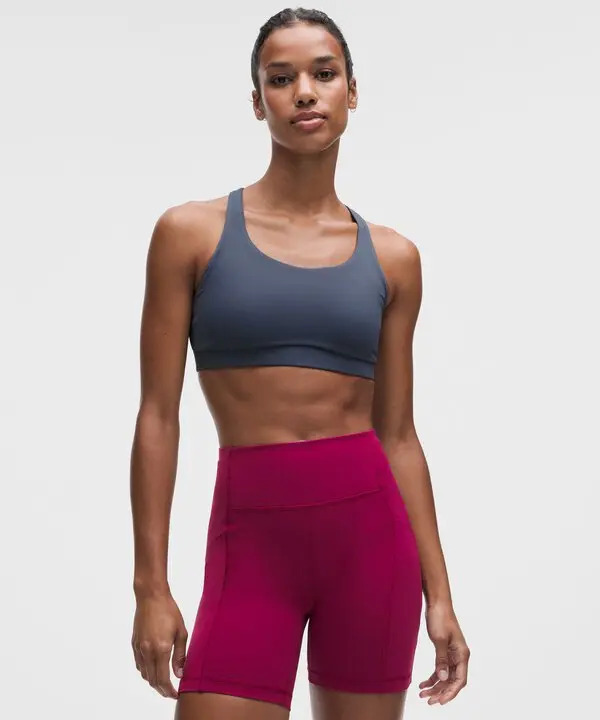 Lululemon Energy Bra Medium Support, B-d Cups - Dusty Diamond