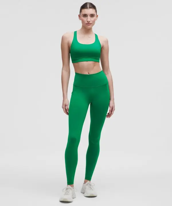 Lululemon Energy Bra Medium Support, B-d Cups - Raceway Green