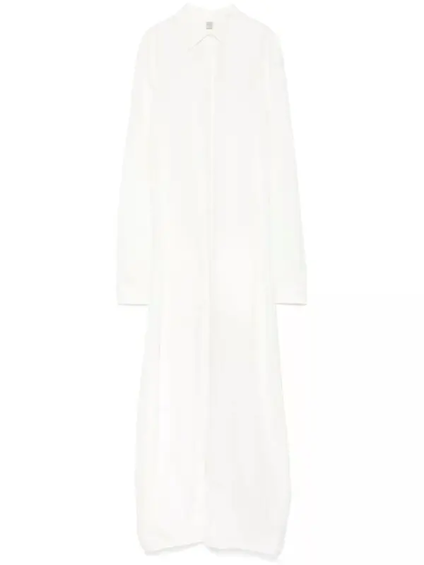 TOTEME Parachute Maxi Shirt Dress - Neutrals