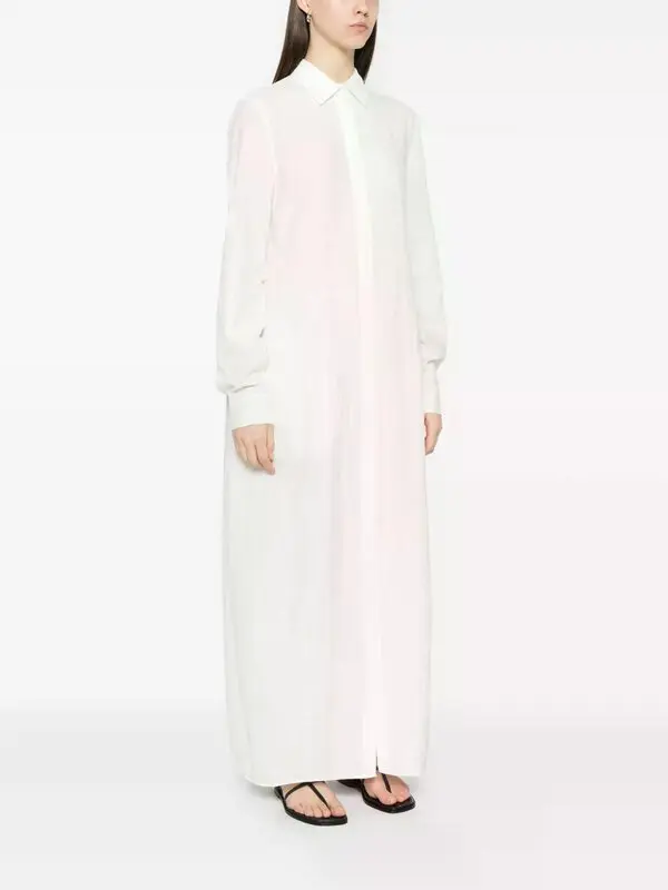 TOTEME Parachute Maxi Shirt Dress - Neutrals