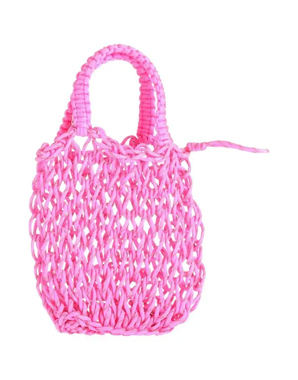 PHANTA Woven Handbag - Pink