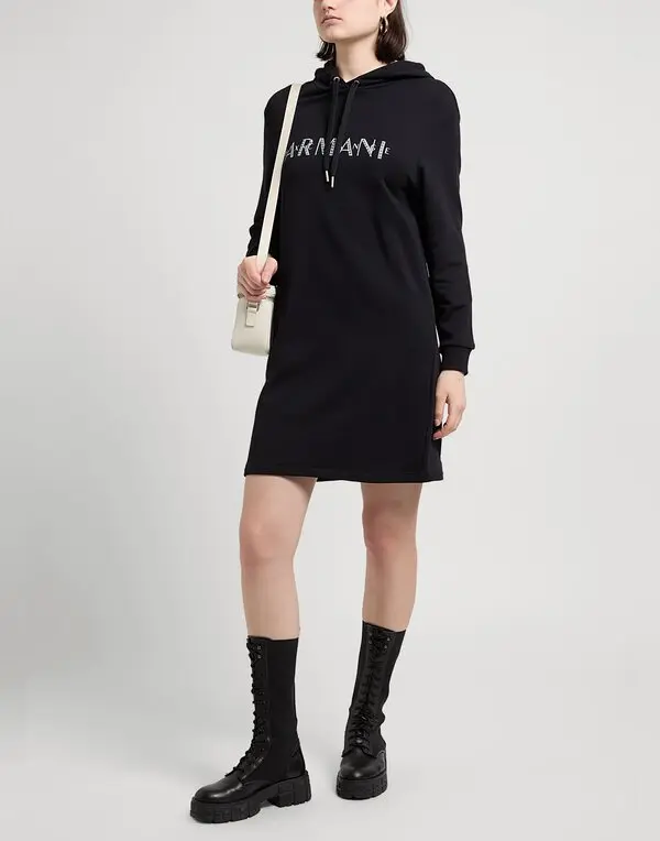 Armani Exchange Cotton Mini T-shirt Dress