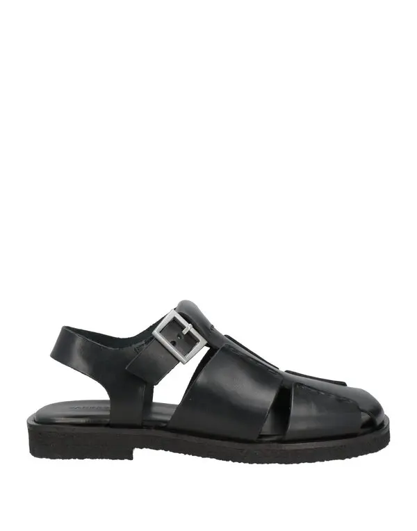 Sandro Leather Fisherman Sandals