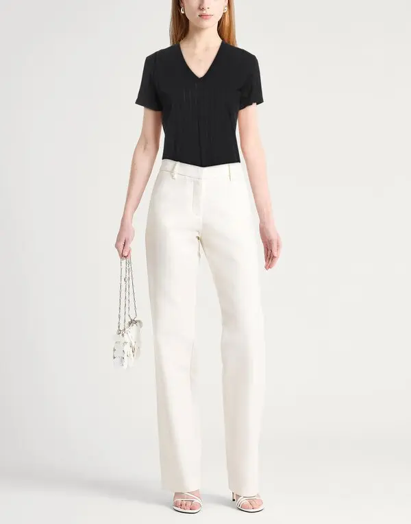 Armani Exchange T-shirt In Polyester And Cotton - Black