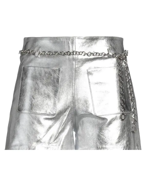 Maje Glossed Leather Shorts