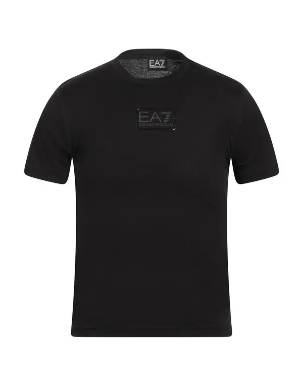 EA7 T-shirt Size Cotton - Black