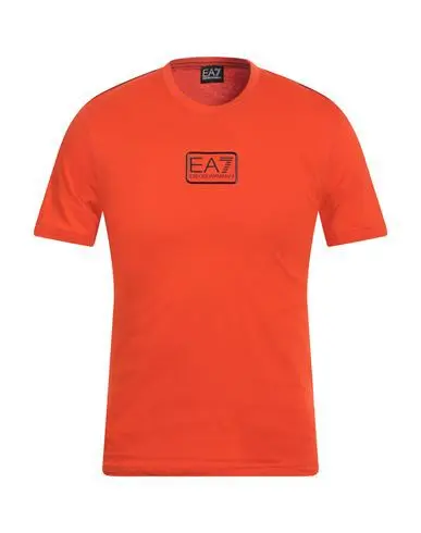 EA7 T-shirt Size Cotton - Orange