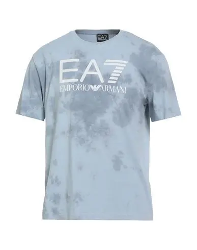 EA7 T-shirt Light Size Cotton - Blue