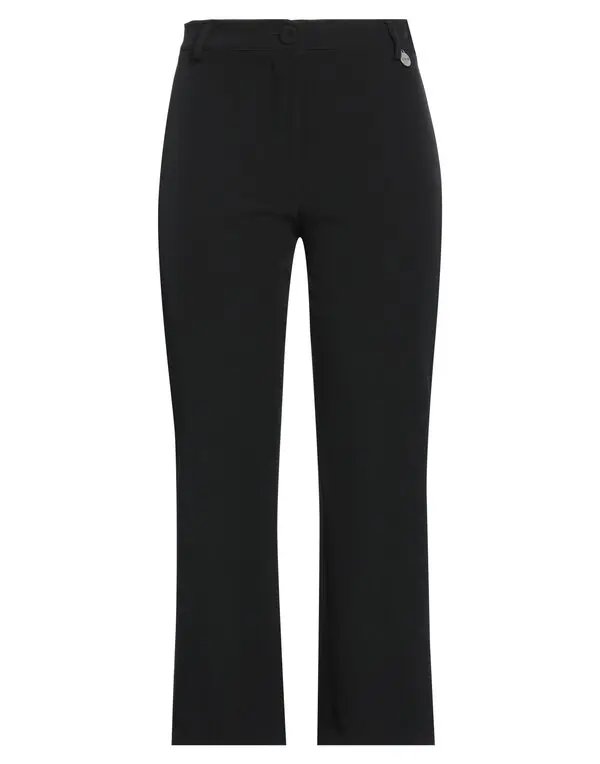 BERNA Straight-leg Crepe Pants - Black