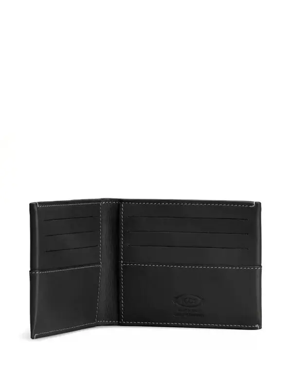 TOD'S Leather Wallet - Black