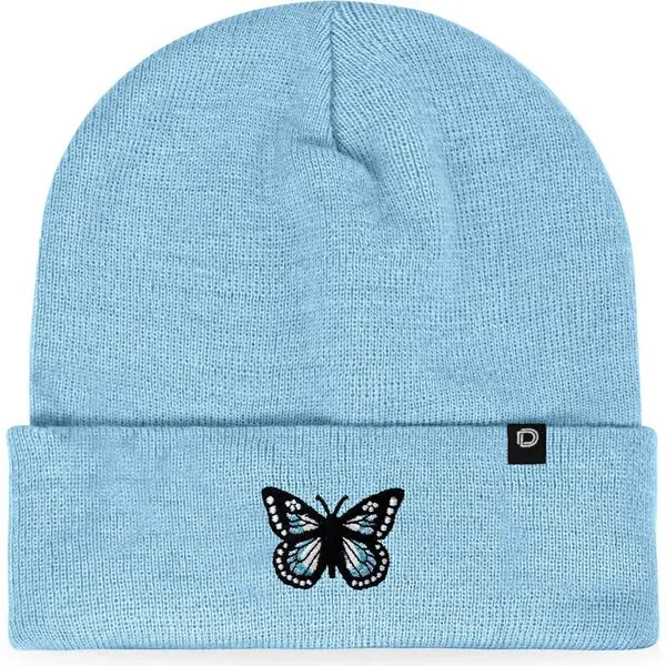 DALIX Butterfly Beanie - Baby Blue