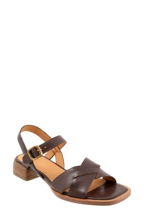 Eos Tega Ankle Strap Sandal - Chestnut