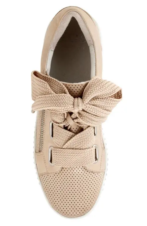 Eos Jovi Perforated Leather Sneaker - Birch