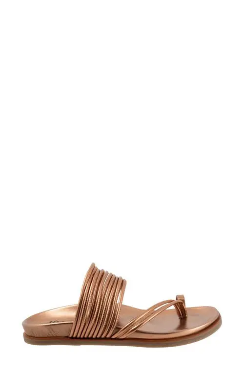 Eos Carmella Toe Loop Sandal - Copper