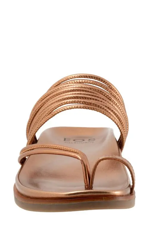 Eos Carmella Toe Loop Sandal - Copper