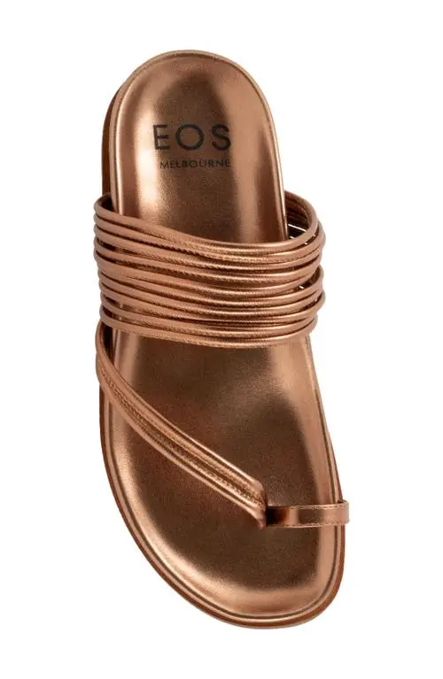 Eos Carmella Toe Loop Sandal - Copper