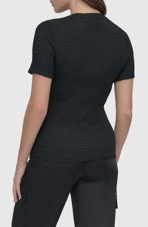 Dkny Textured T-shirt - Black