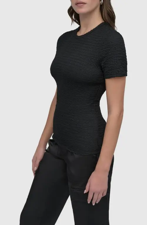 Dkny Textured T-shirt - Black