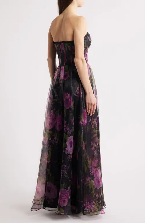 Lulus Hadley Floral Print Gown