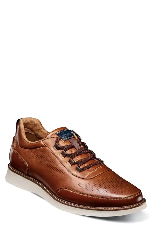 Florsheim Elastic Lace Sneaker - Cognac Multi