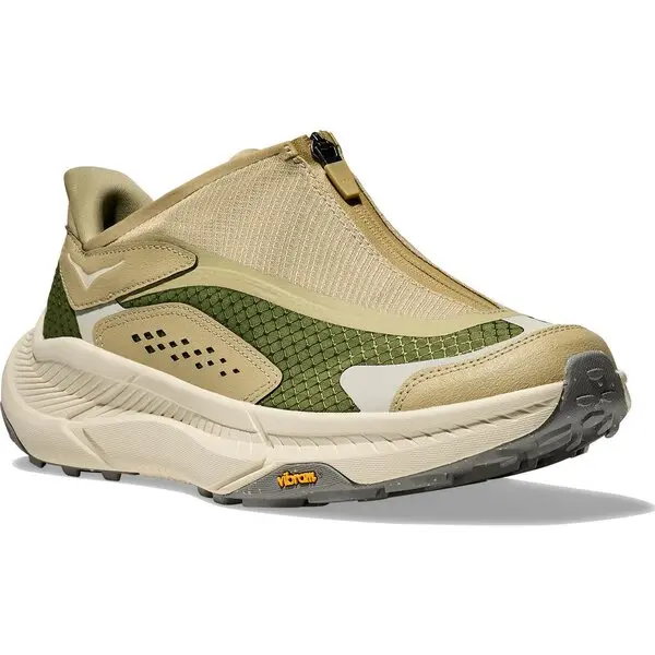 HOKA® Project Transport Zip Sneakers - Eggshell/sedge Green