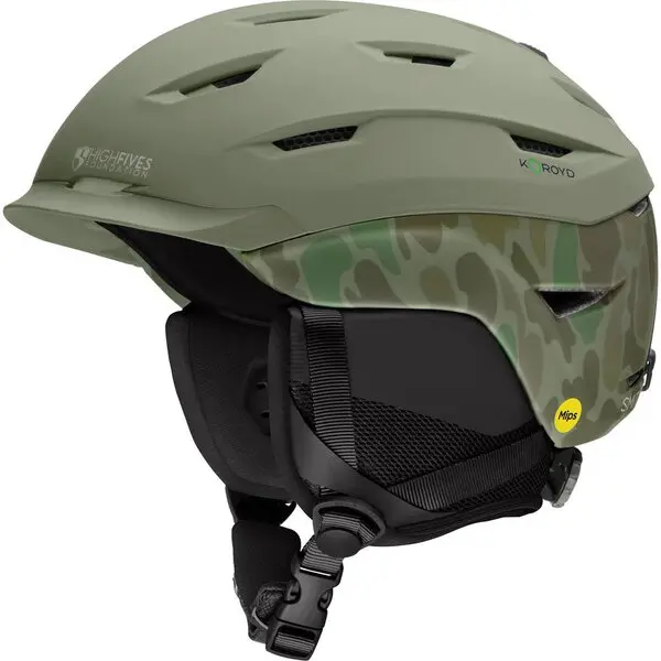 SMITH Level Snow Helmet With Mips Round Contour Fit - Matte High Fives