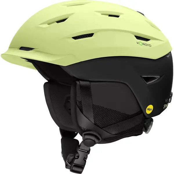 SMITH Level Snow Helmet With Mips Round Contour Fit - Matte Serpentine/black