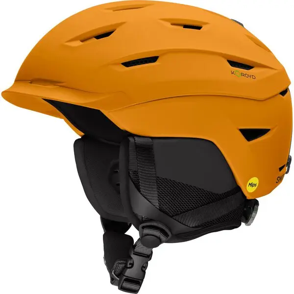 SMITH Level Snow Helmet With Mips Round Contour Fit - Matte Sunrise