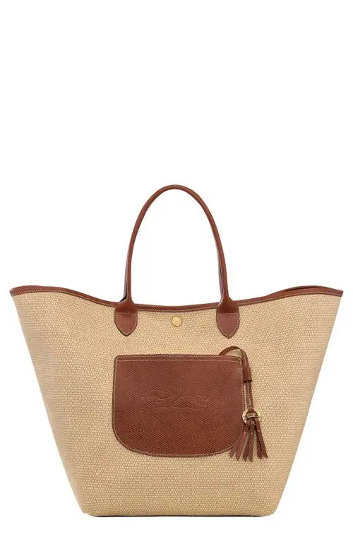 Longchamp Le Pliage Panier Large Tote - Brown