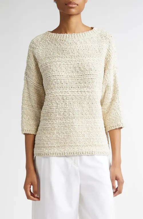 Max Mara Arda Cotton Blend Sweater - Ivory