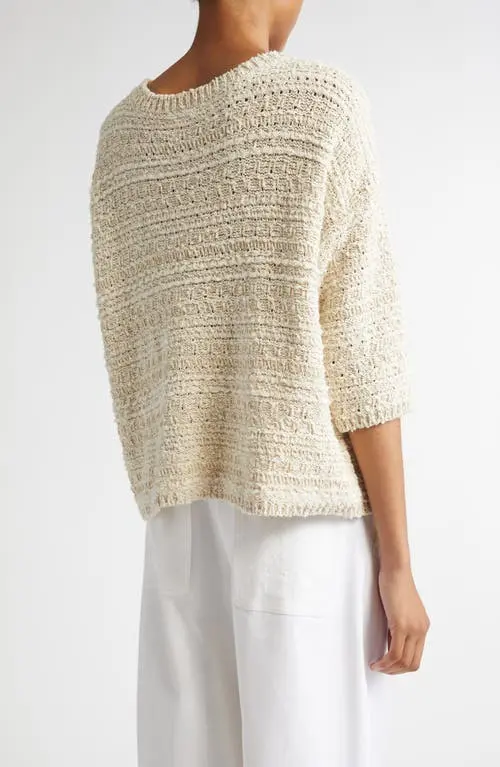 Max Mara Arda Cotton Blend Sweater - Ivory